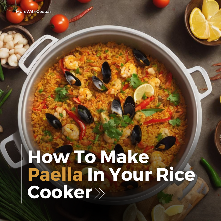 How To Make Delicious Paella In Your Rice Cooker | Geepas UK