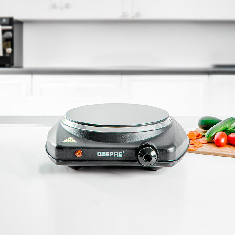 Single Portable Ceramic Hot Plate, 1200W, Single Burner Cooktop