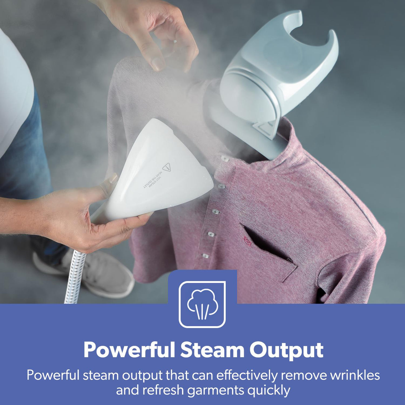 2000W Upright Vertical Garment Steamer With 11 Settings | Geepas UK
