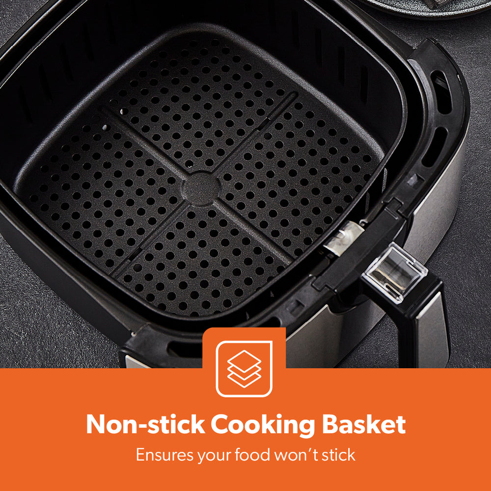 10-In-1 Rapid-Cooking Vortex Digital Air Fryer 7.5L | Geepas