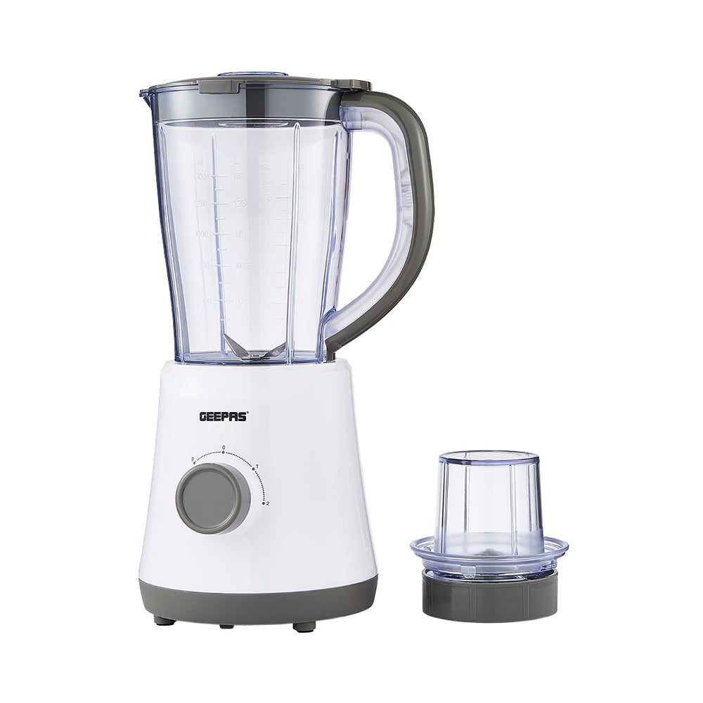 2-In-1 White Jug Blender & Smoothie Maker 1.5L | Geepas UK