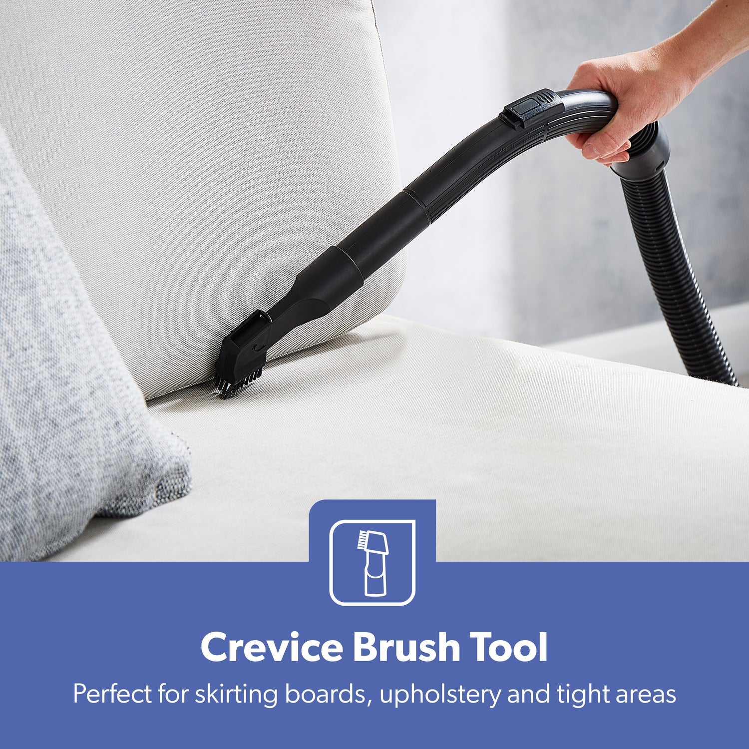 700W Lightweight Cylinder Vacuum Cleaner with Cyclone System | Geepas