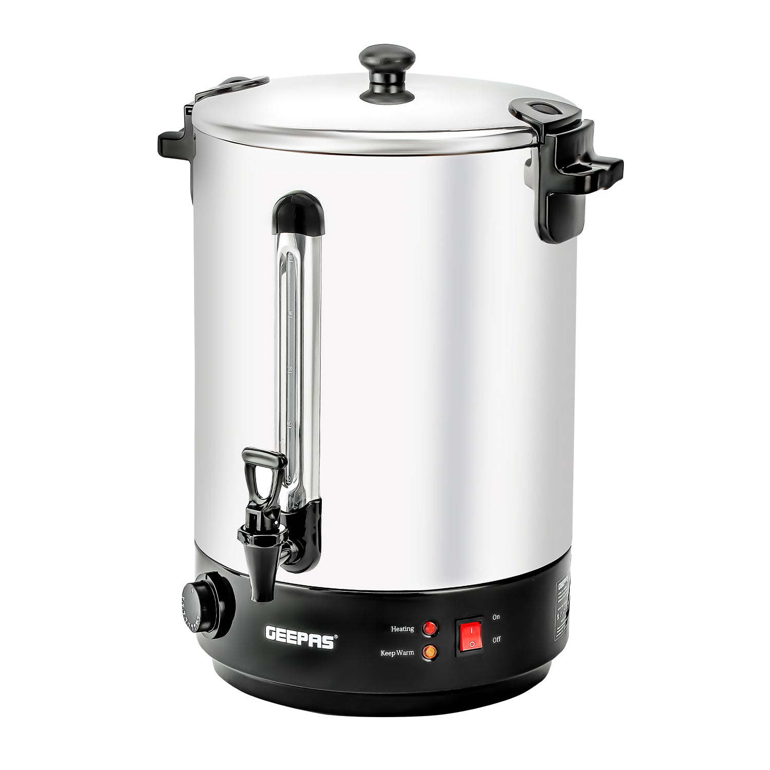30L Stainless Steel Temperature Controlled Electric Urn | Geepas UK