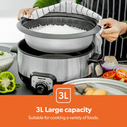 7-In-1 Energy Smart Multi-Cooker and Slow Cooker Pot | Geepas UK