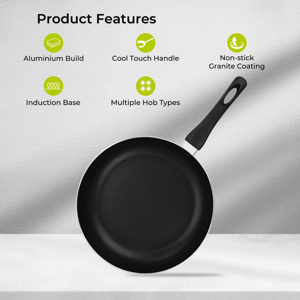 Lightweight Aluminium Non-Stick Frying Pan (22cm-32cm)