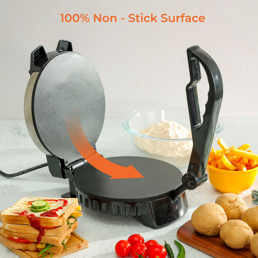 8-Inch Electric Authentic Roti Maker and Chapati Maker | Geepas UK