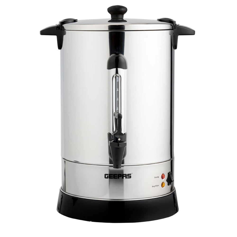 15L Catering Stainless Steel Electric Urn and Water Boiler | Geepas UK