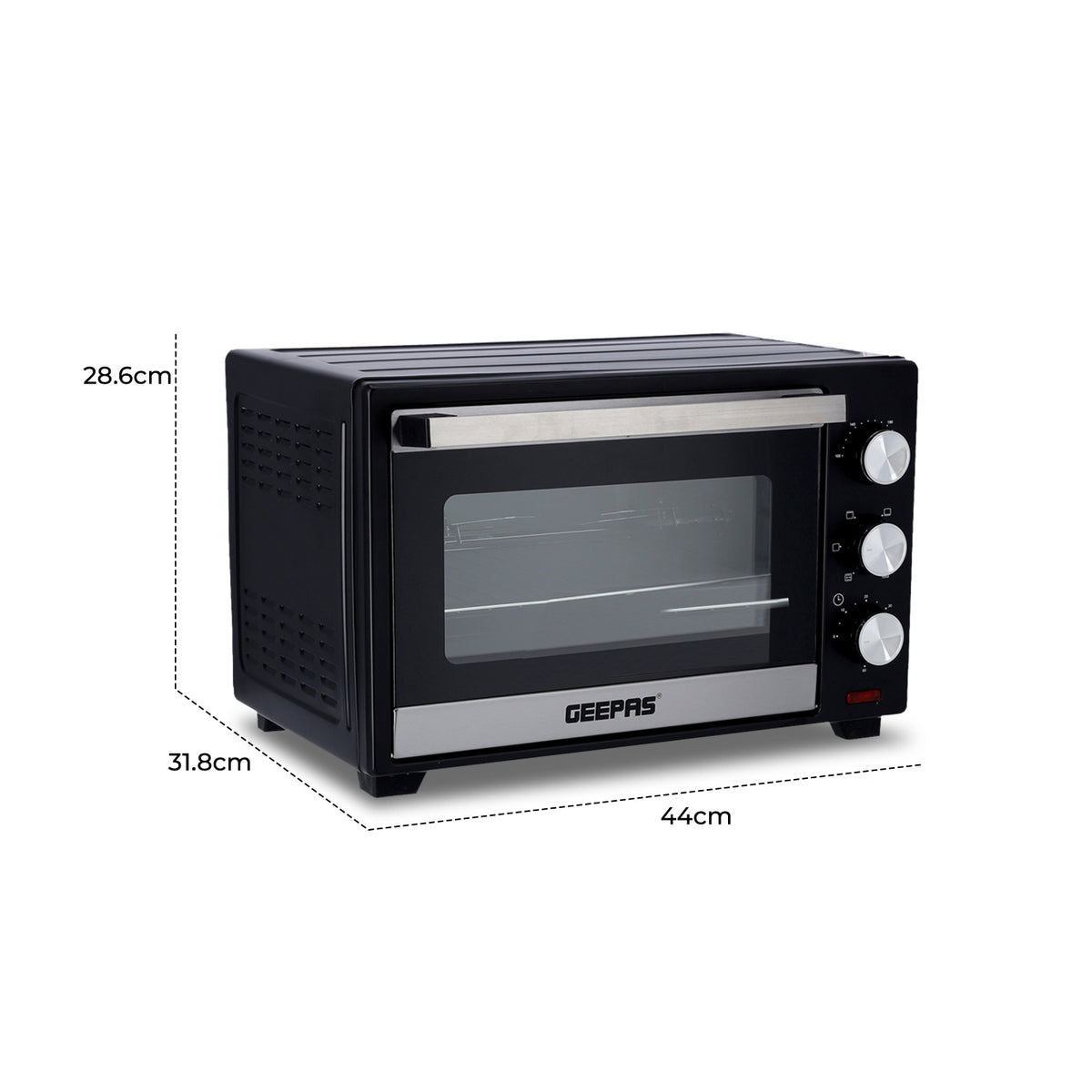 19L Countertop Electric Rotisserie Oven and Grill Cooker | Geepas UK