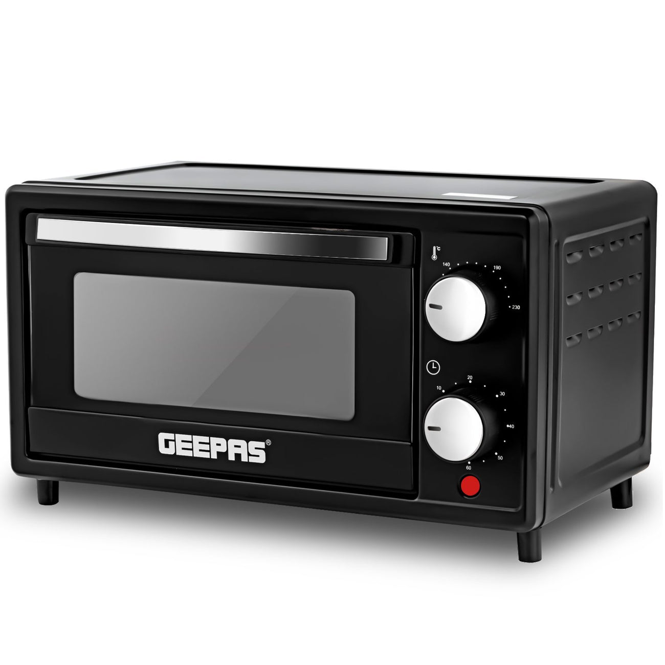 9L Black Electric Countertop Mini Oven And Grill 650W | Geepas UK