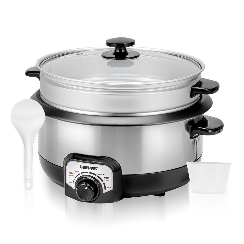7-In-1 Energy Smart Multi-Cooker and Slow Cooker Pot | Geepas UK