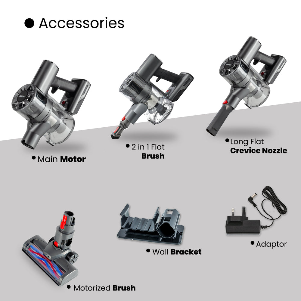 Geepas 2-In-1 Cordless Handheld Vacuum Cleaner