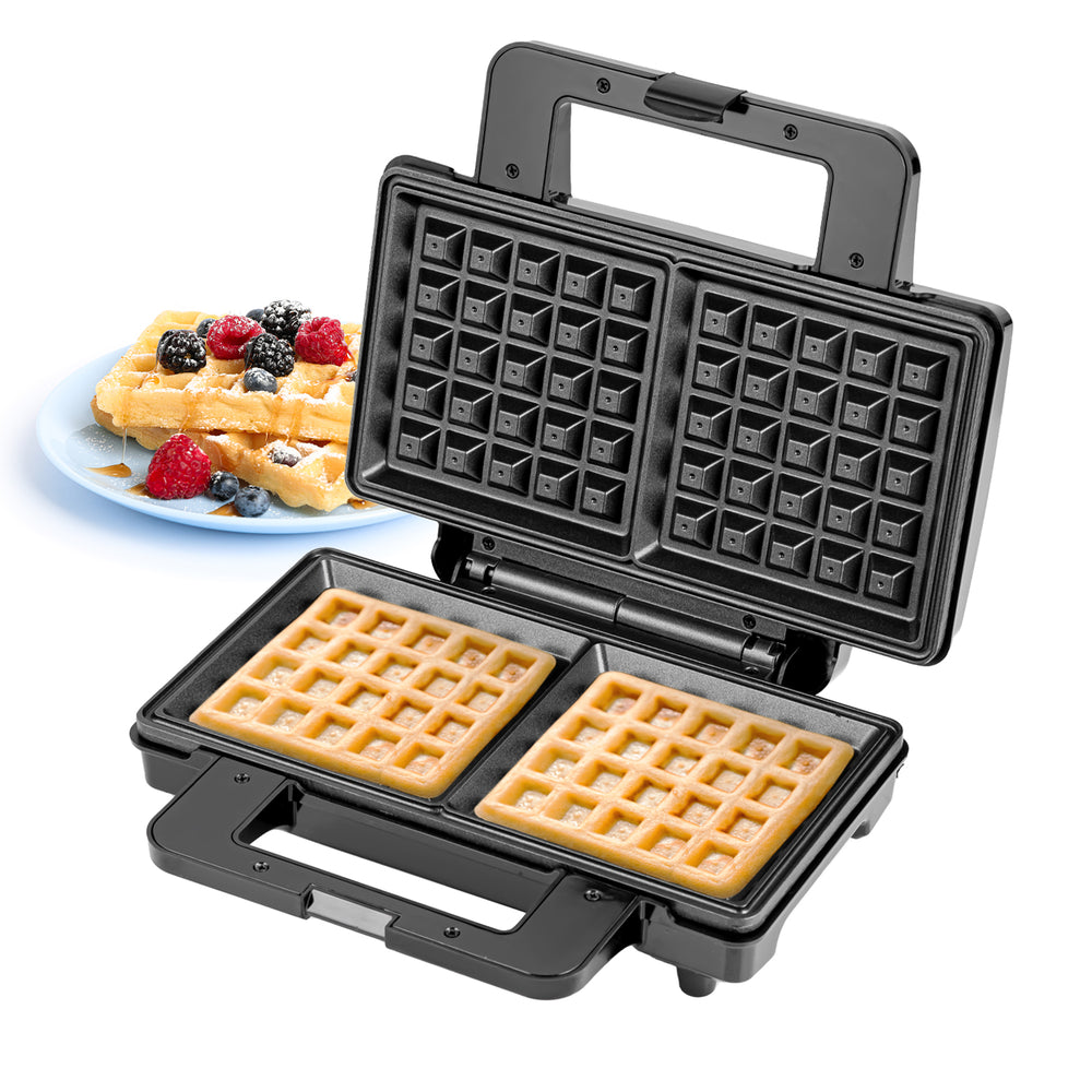 Two-Slice Non-Stick American Waffle Maker 1000W | Geepas UK